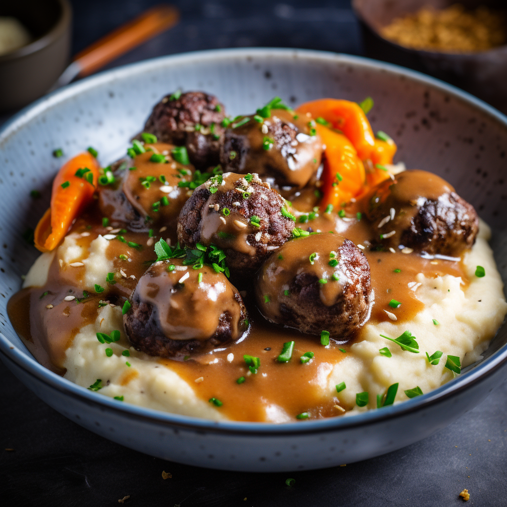 Mushroom Swedish Meatballs – Amor Acres